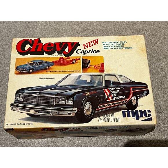 Toys | Original 1975 Release Mpc 1976 Chevy Caprice With Trailer 125 ...